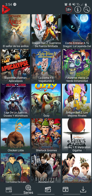 Películas Full y Series HD: App para Android en Español