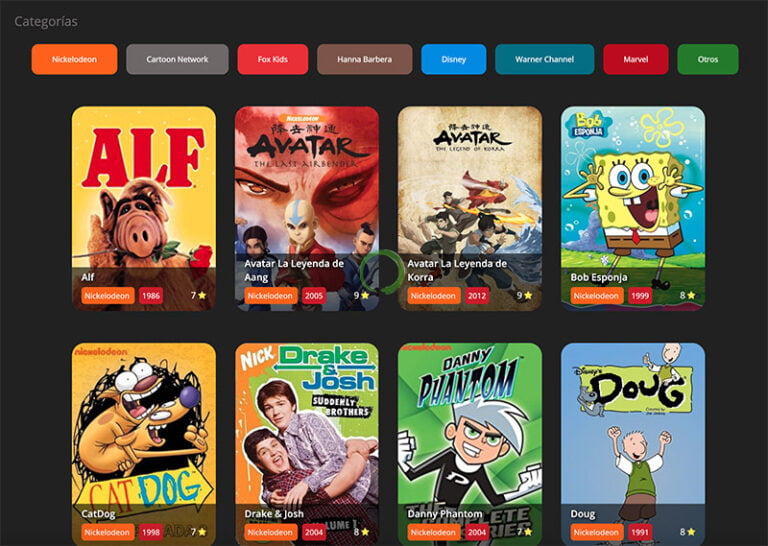 LACartoons: Web con Series Retro en Español Latino - MTVB